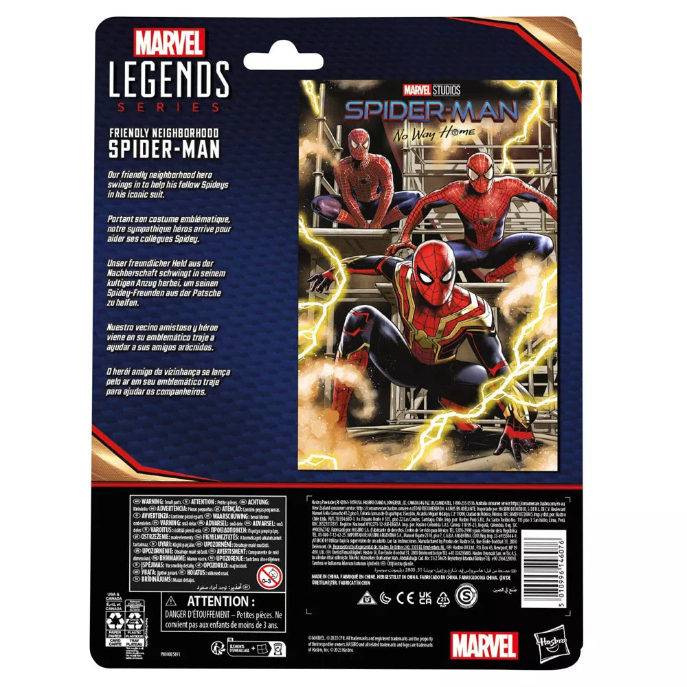Marvel Legends Spider-Man No Way Home Friendly Neighborhood Tobey Magu ...