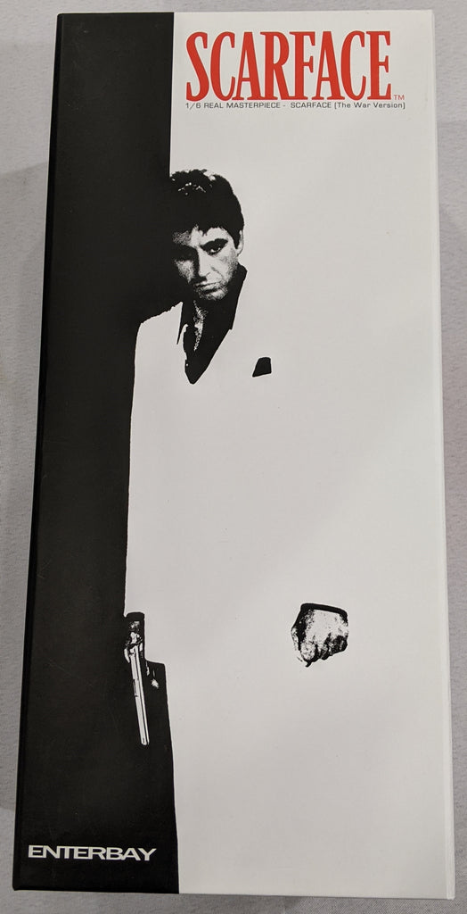 Enterbay Real Masterpiece 1/6 Scarface Tony Montana (The War Ver.) Six ...