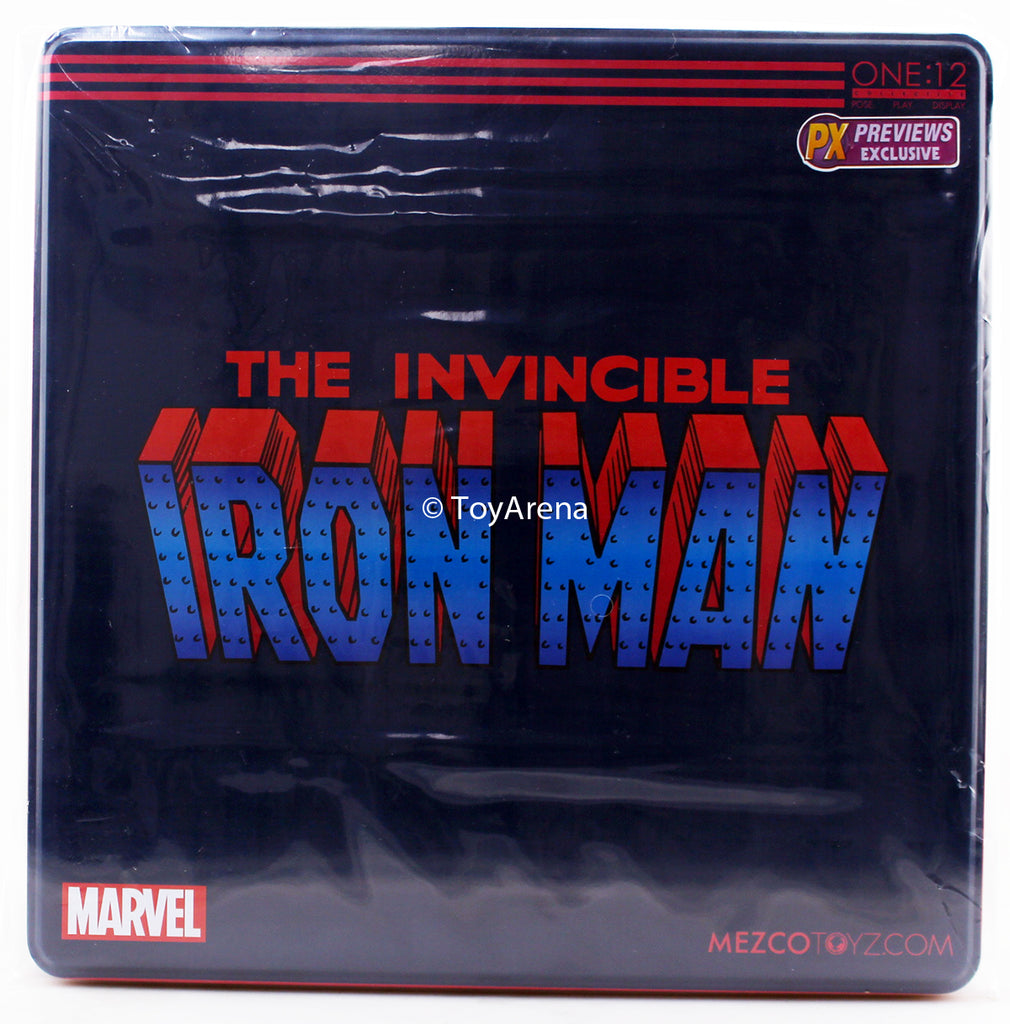 Mezco Toyz ONE:12 Collective: The Invincible Iron Man: Stealth Armor P ...